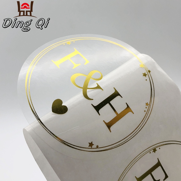 Custom logo print clear transparent vinyl sticker - Flexible packaging ...